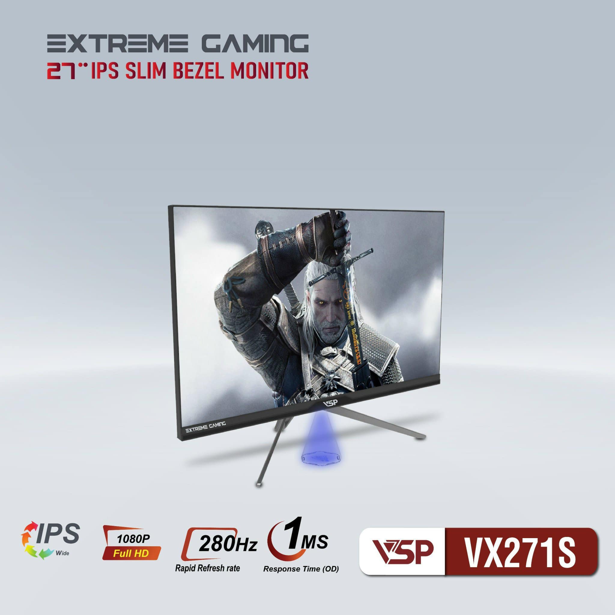 Màn Hình VSP Extreme gaming VX271S - Cyberking - Lắp Đặt Phòng Net, Phòng Game Số 1